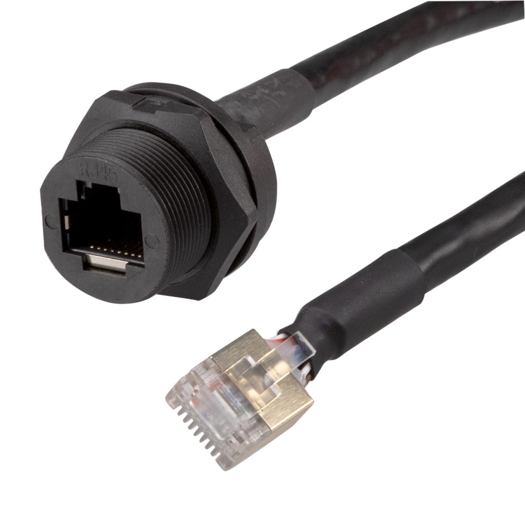 Waterproof Connectors and Cables RJ45 | Entaniya | Industrial products