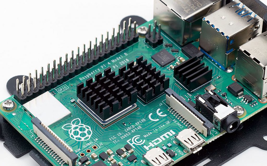 RaspberryPi 4 モデルB用アルミ製ヒートシンク